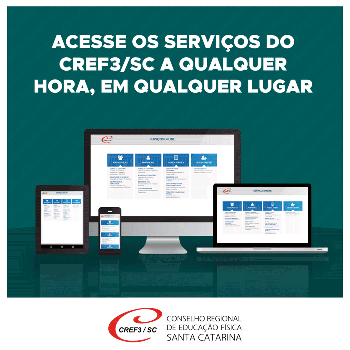 CREF online: serviços disponíveis 24 horas aos profissionais de ...